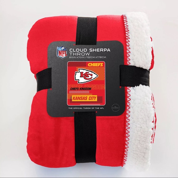 NFL | Bedding | Kansas City Chiefs Officially Licensed Nfl Cloud Throw ...